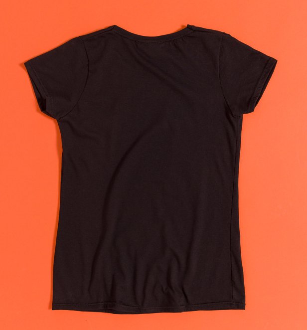 Women's Star Wars Jar Jar Binks Exsqueeze Me Fitted Black T-Shirt